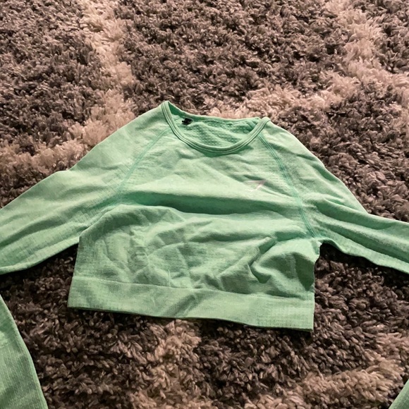 Gymshark | Tops | Neon Green Gymshark Crop Top | Poshmark